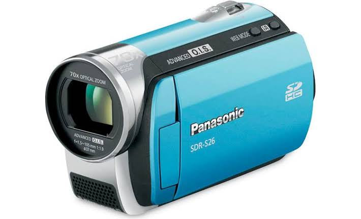 Panasonic SDR-S26 SD Card Standard Definition Camcorder blue (used ...