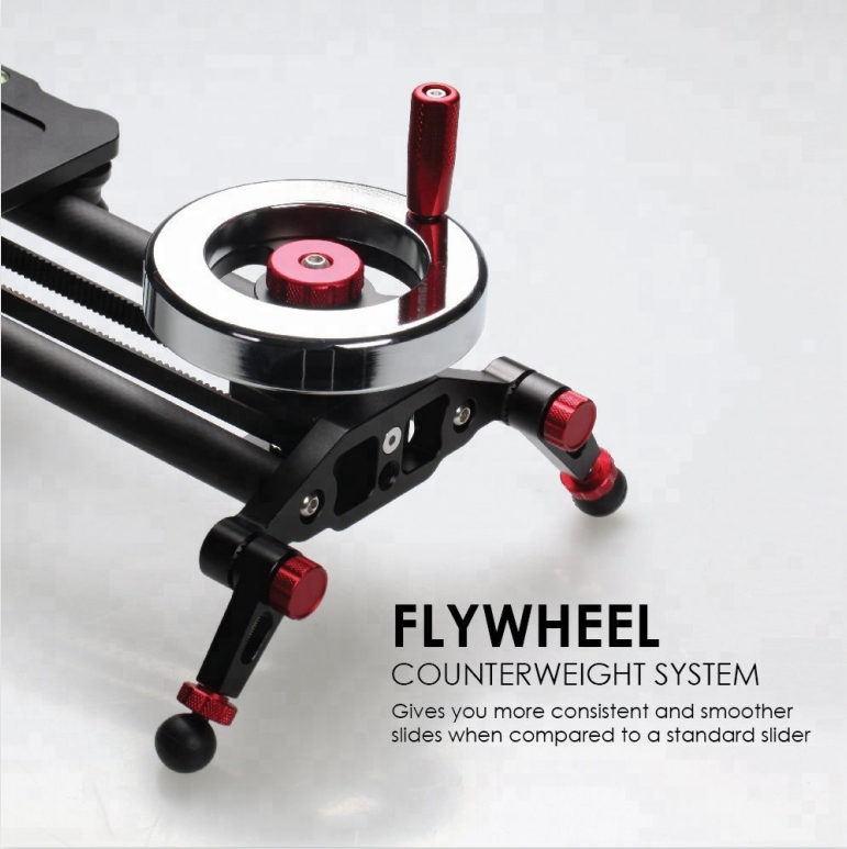 150 cm Carbon Fiber Flywheel Camera Track Dolly Slider Photography Sta ...